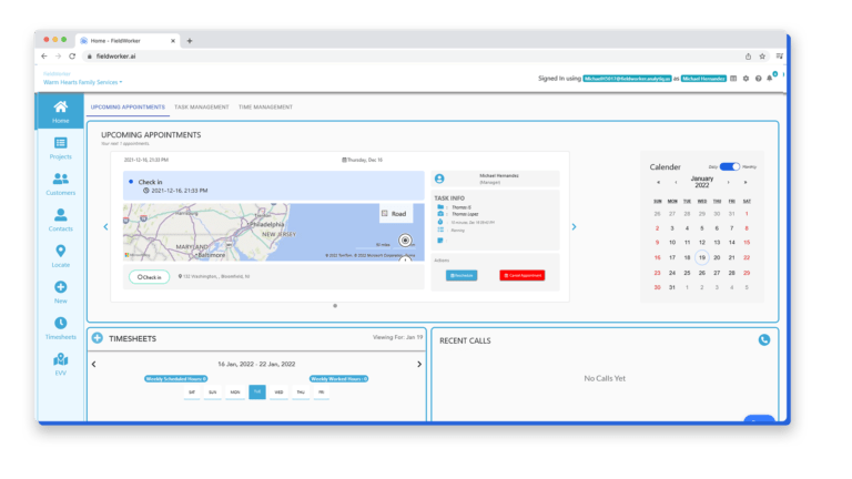 Start with FieldWorker