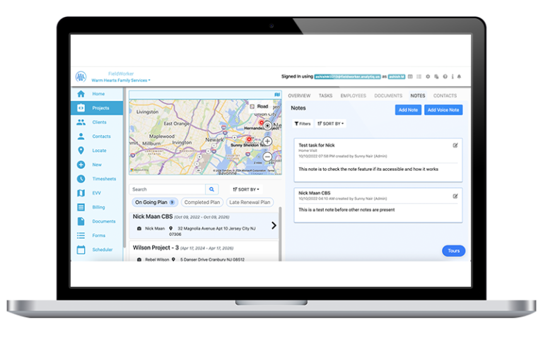 Social Service Case Management | Case Notes - FieldWorker
